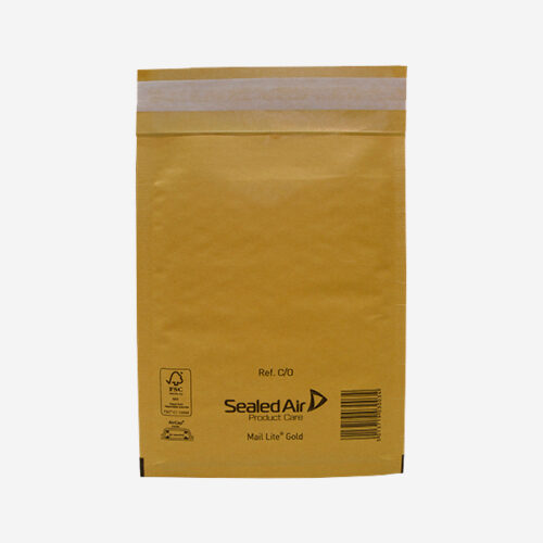 Sobres papel kraft acolchados con plástico burbuja