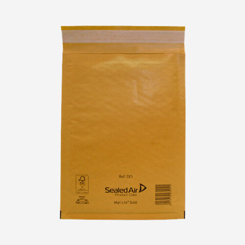 Sobres papel kraft acolchados con plástico burbuja