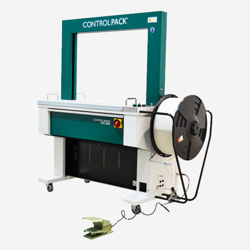 Flejadoras automáticas de arco SPK 1601 y 1602. Enhebrado automático.